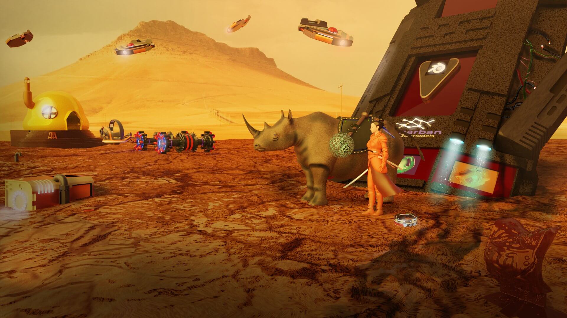 jedi land 3D Render | RenderHub Gallery