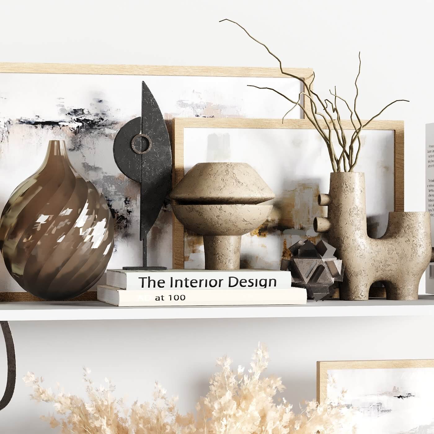 Decorative Set 08 - 3D Model by Mehran1369