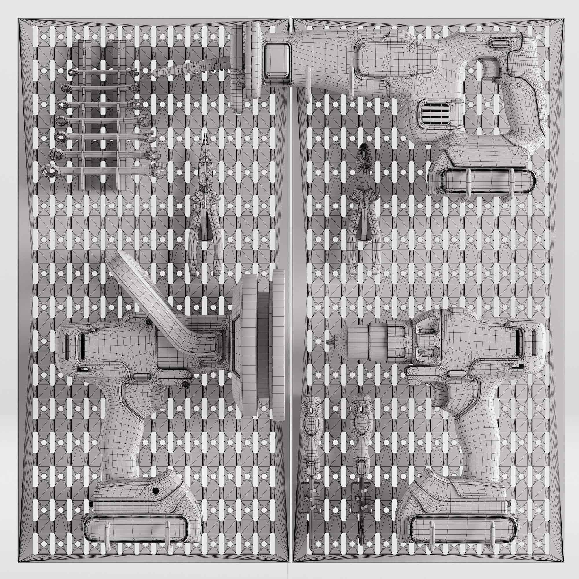 Equipment 1 Work Tools 1 - 3D Model by Mehran1369