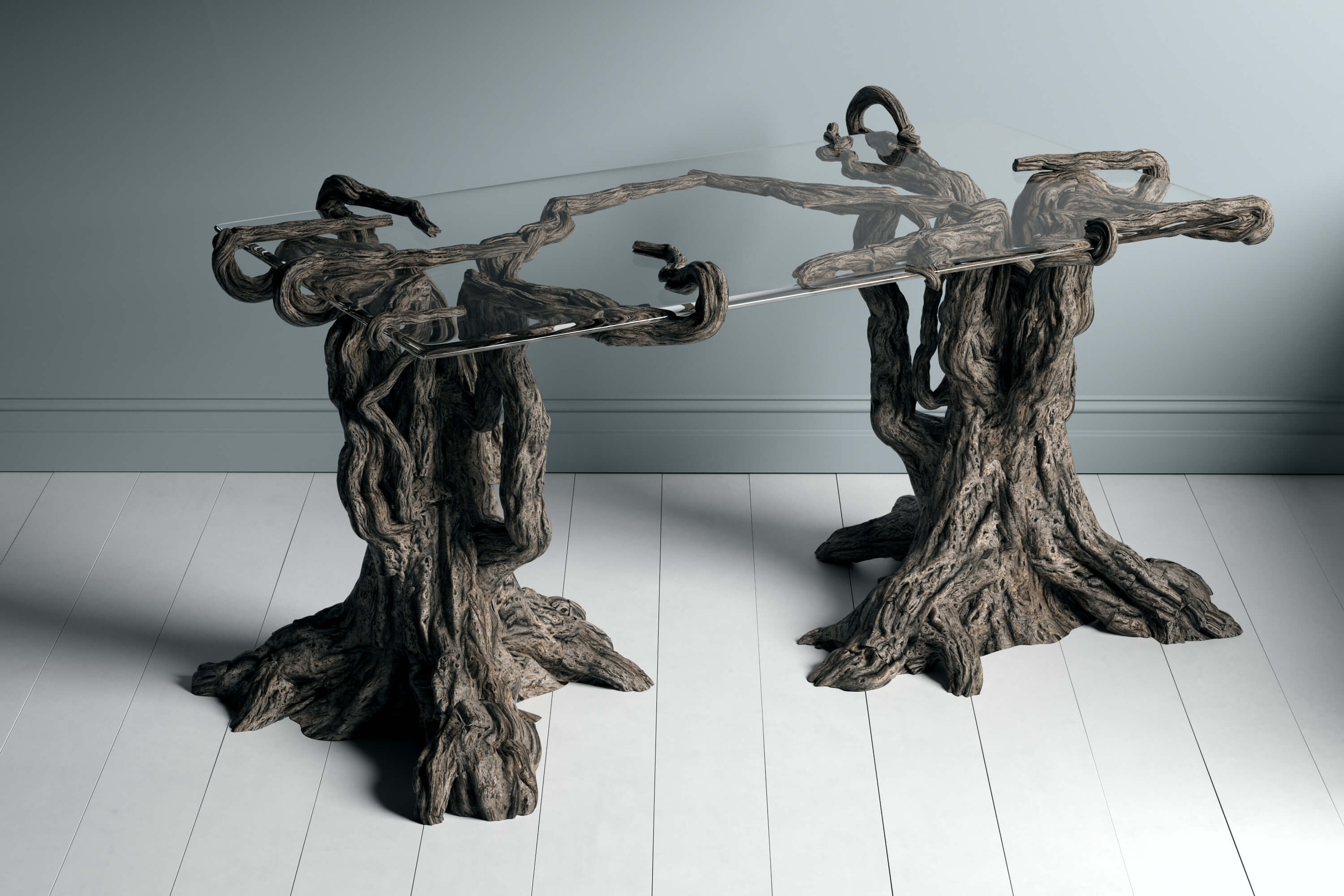 Dining Table With Tree - 3D Model by Mehrdad002100