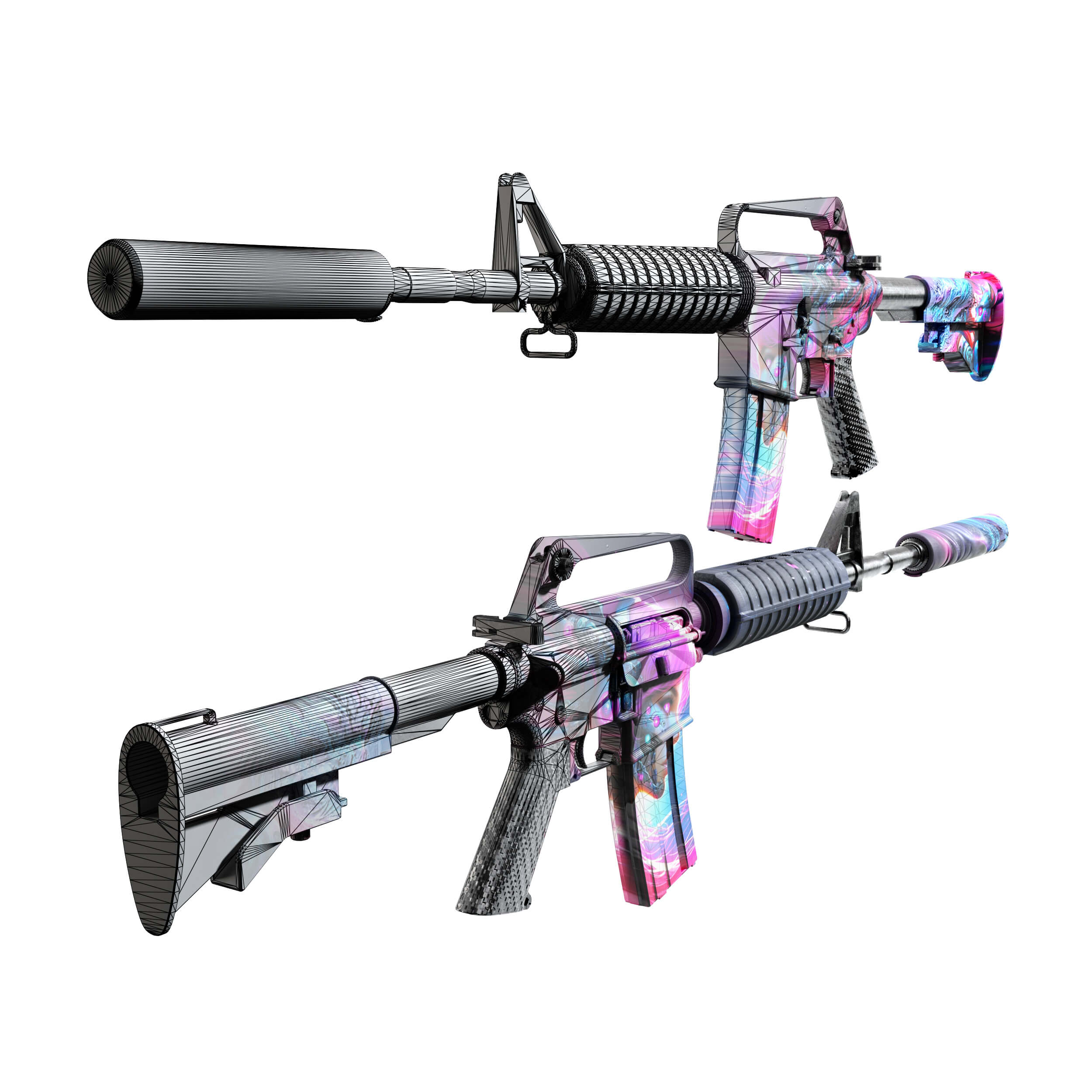 M4A1 Gun for Csgo 2 Workshope - 3D Model by Mehrdad002100