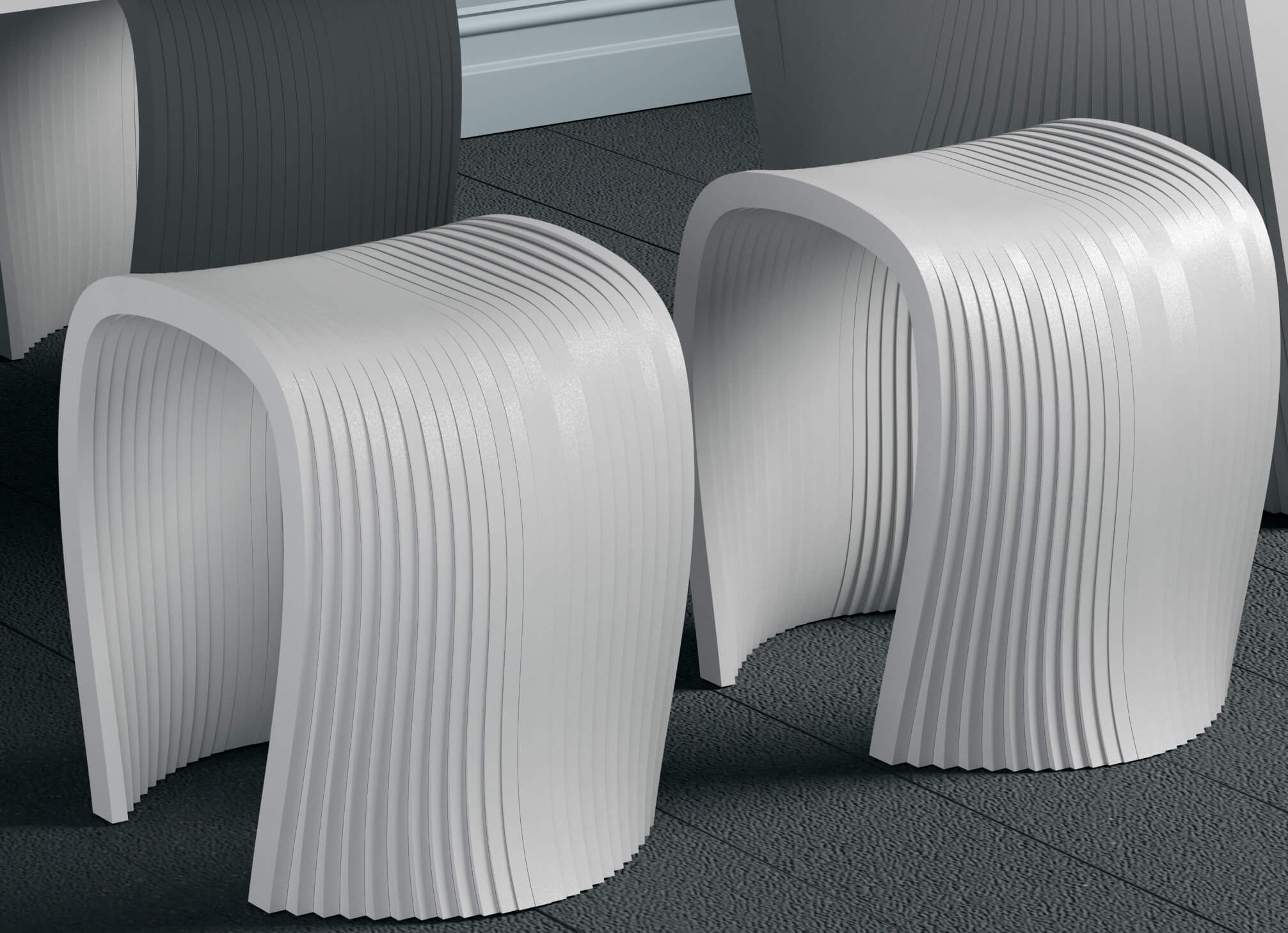 Parametric Dining Table 02 - 3D Model by Mehrdad002100