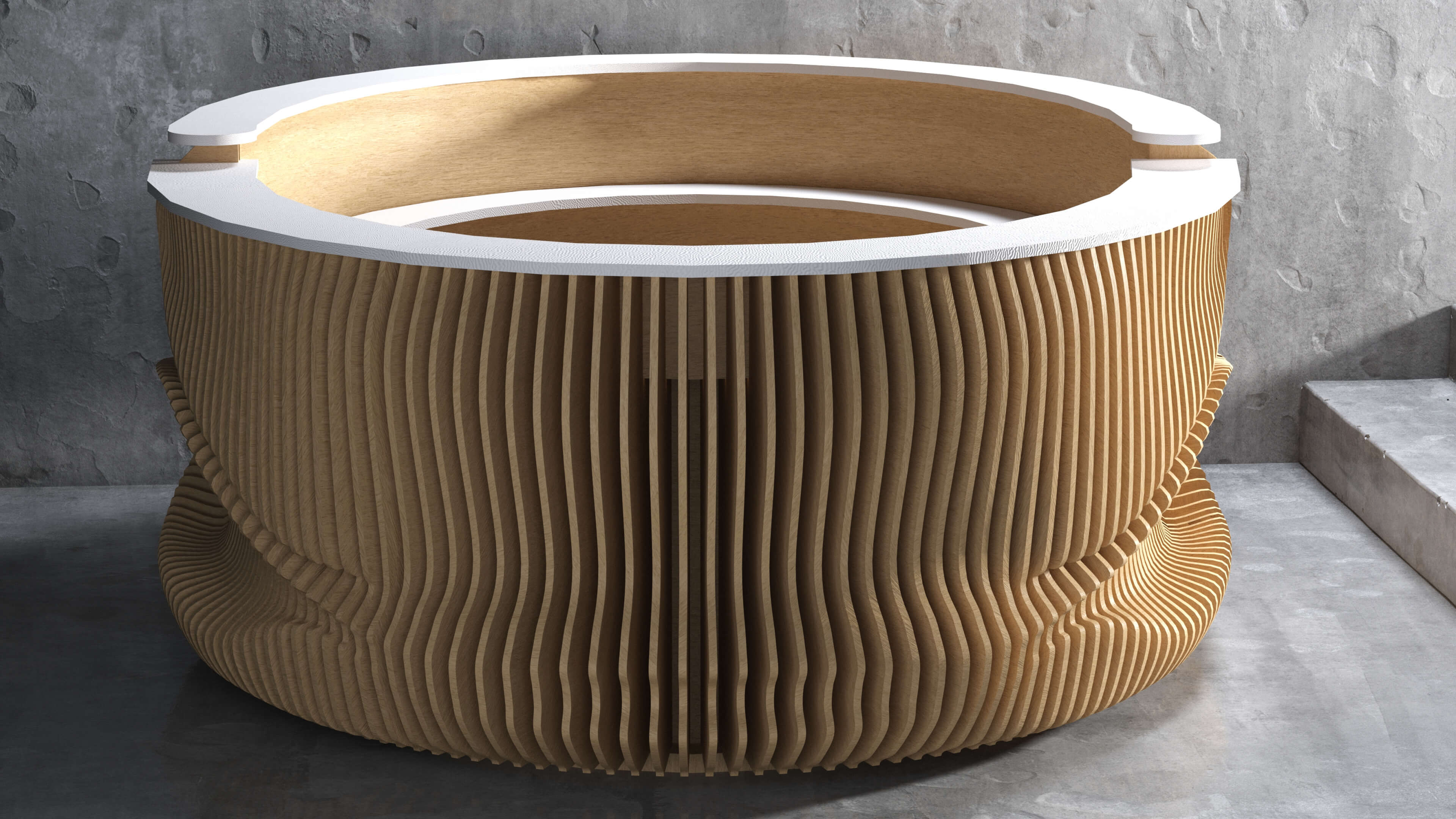 Parametric Lobby Counter - 3D Model by Mehrdad002100