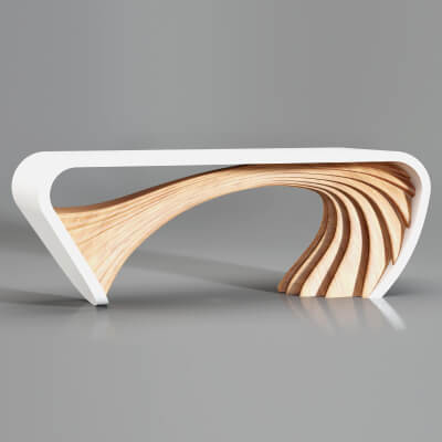Parametric Wood Table - 3D Model by Mehrdad002100