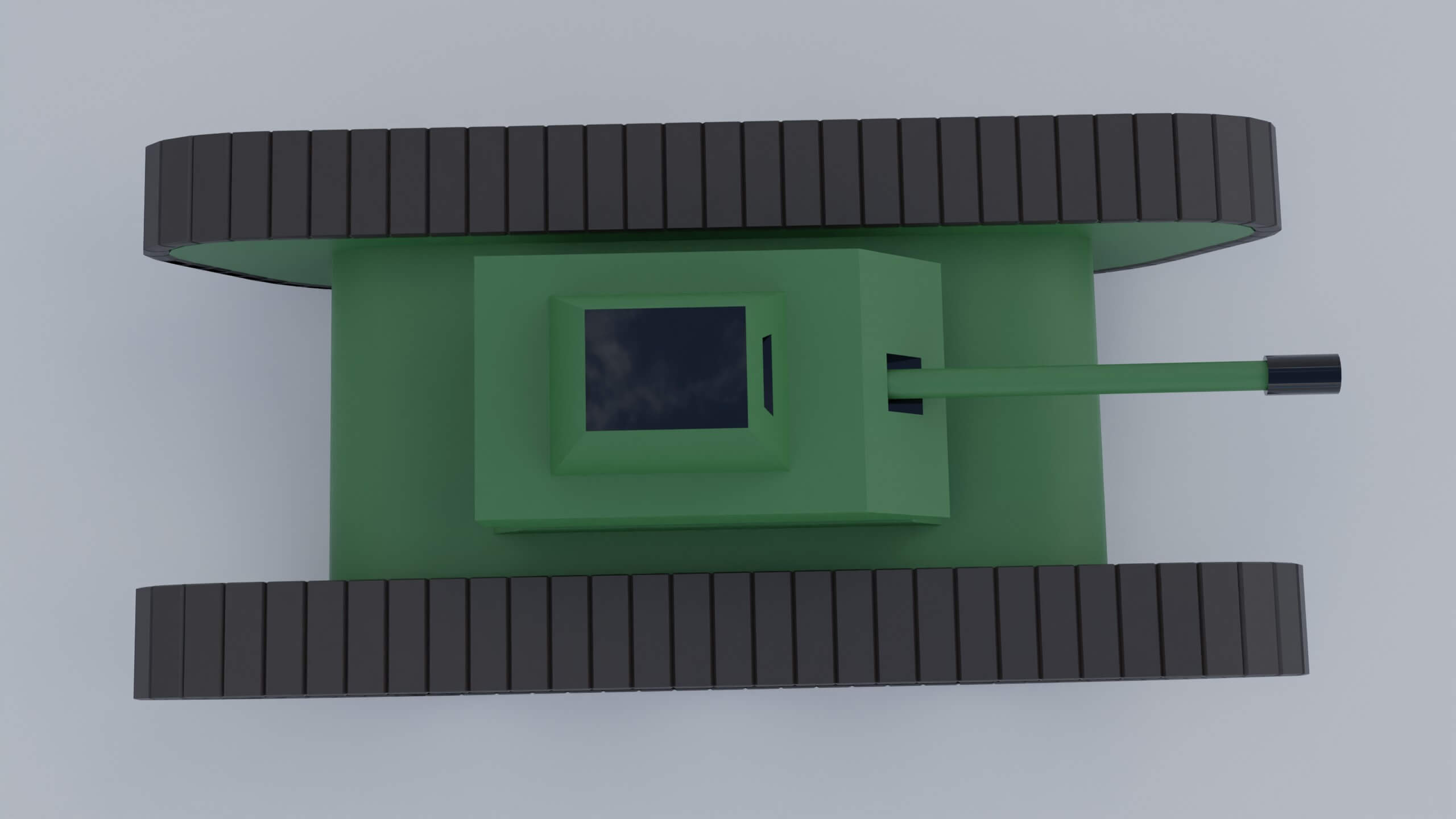 Low Poly Tank - 3D Model by Meigaluh