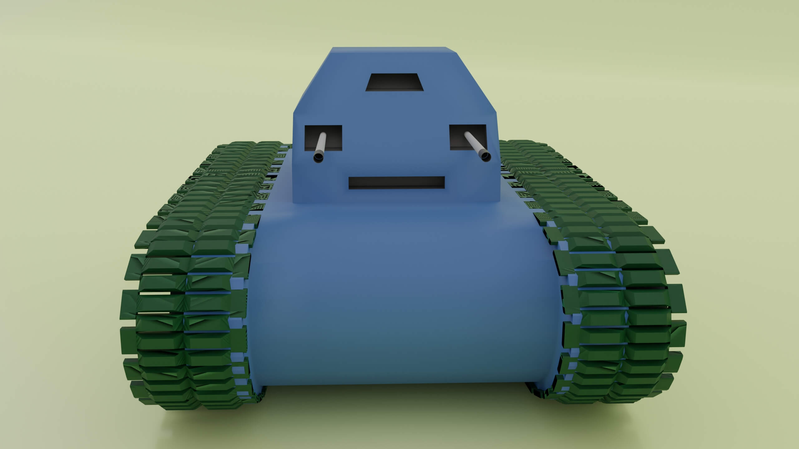 Low Poly Tank - 3D Model by Meigaluh