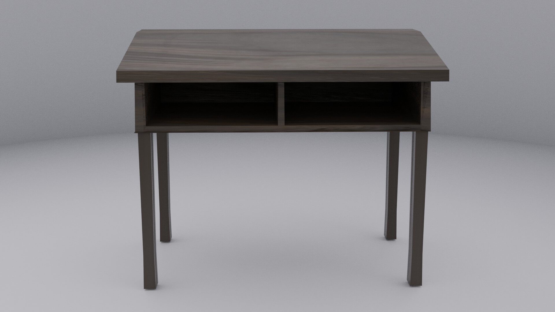 Old School Table - 3D Model by Meigaluh