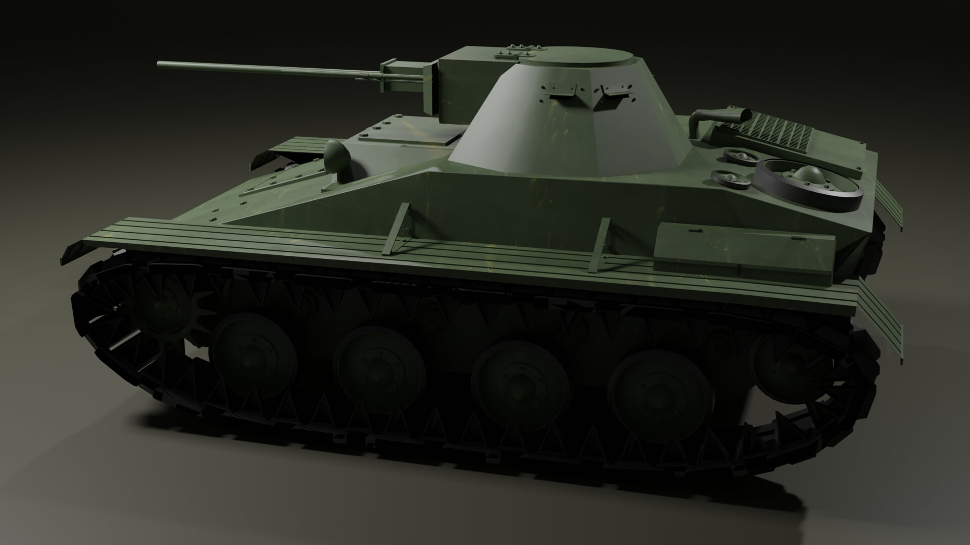 T-60 Soviet Light Tank 3D Model by Meigaluh