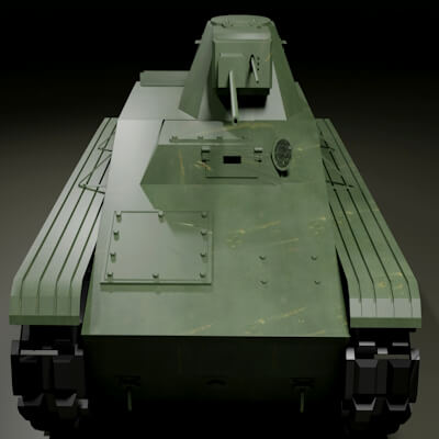T-60 Soviet Light Tank 3D Model by Meigaluh