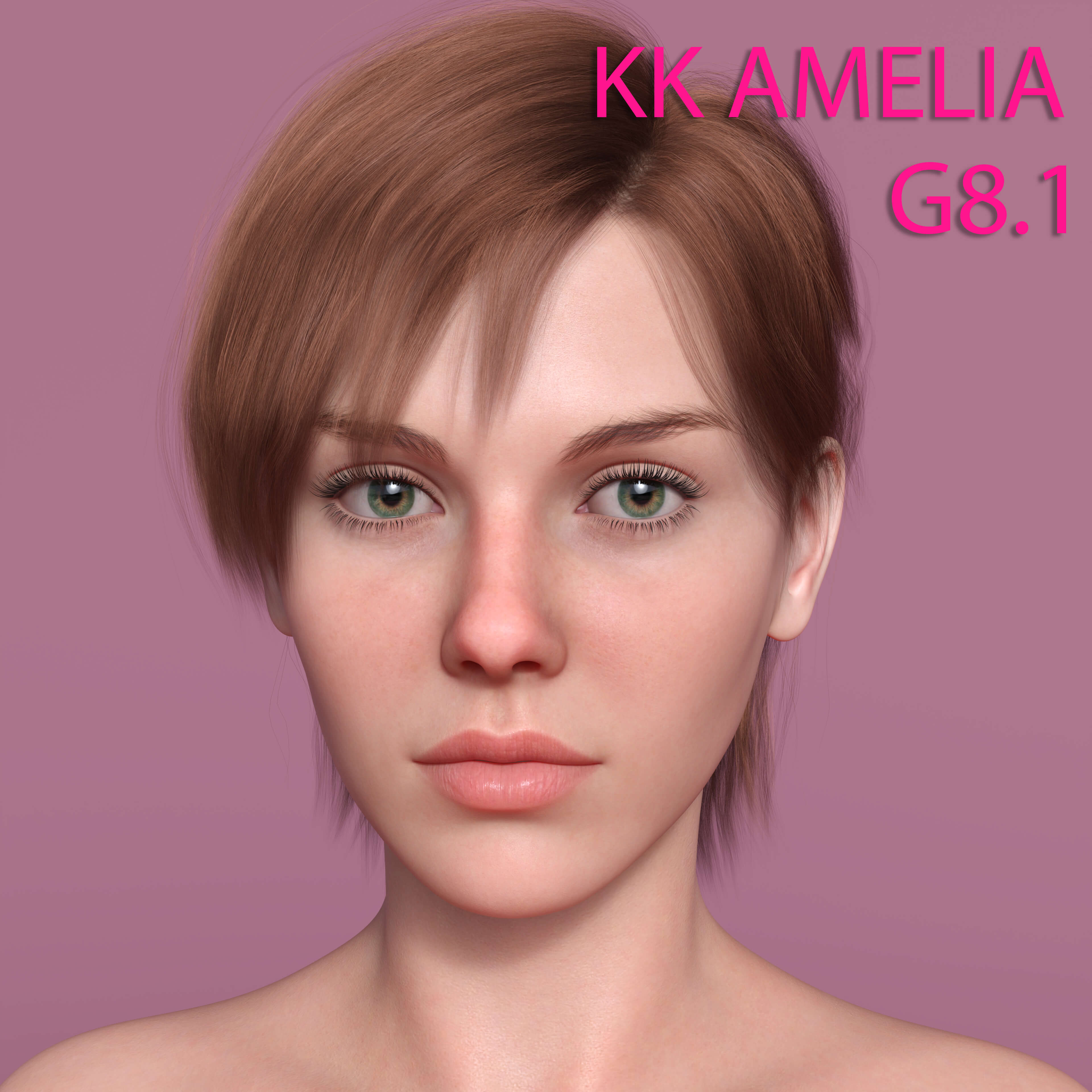Kk Amelia Character for Genesis 8,8.1 Female - Daz Content by melovephoto