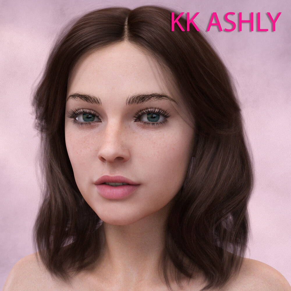 Kk Ashly Character for Genesis 8.1 Female - Daz Content by melovephoto