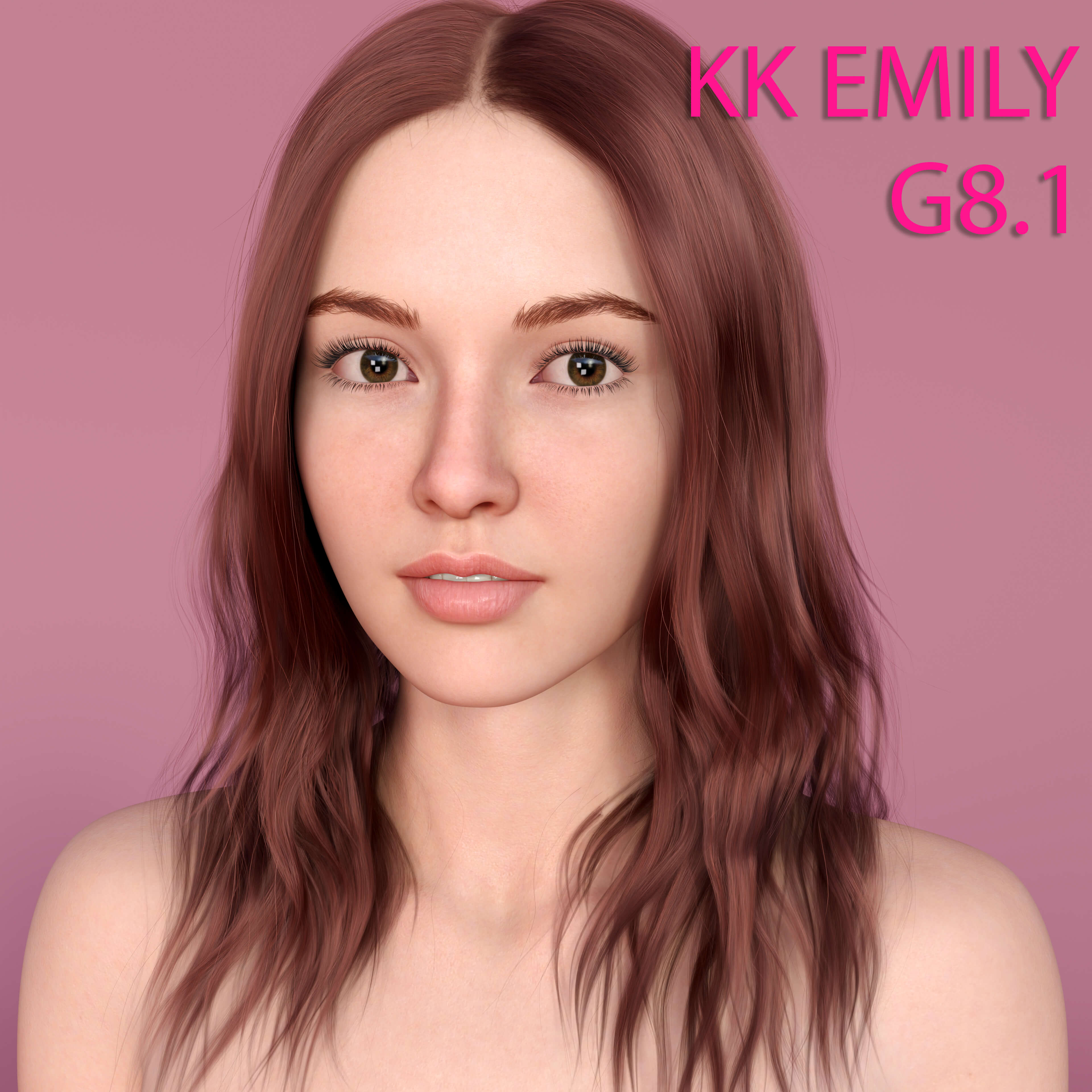 Kk Emily Character for Genesis 8,8.1 Female - Daz Content by melovephoto