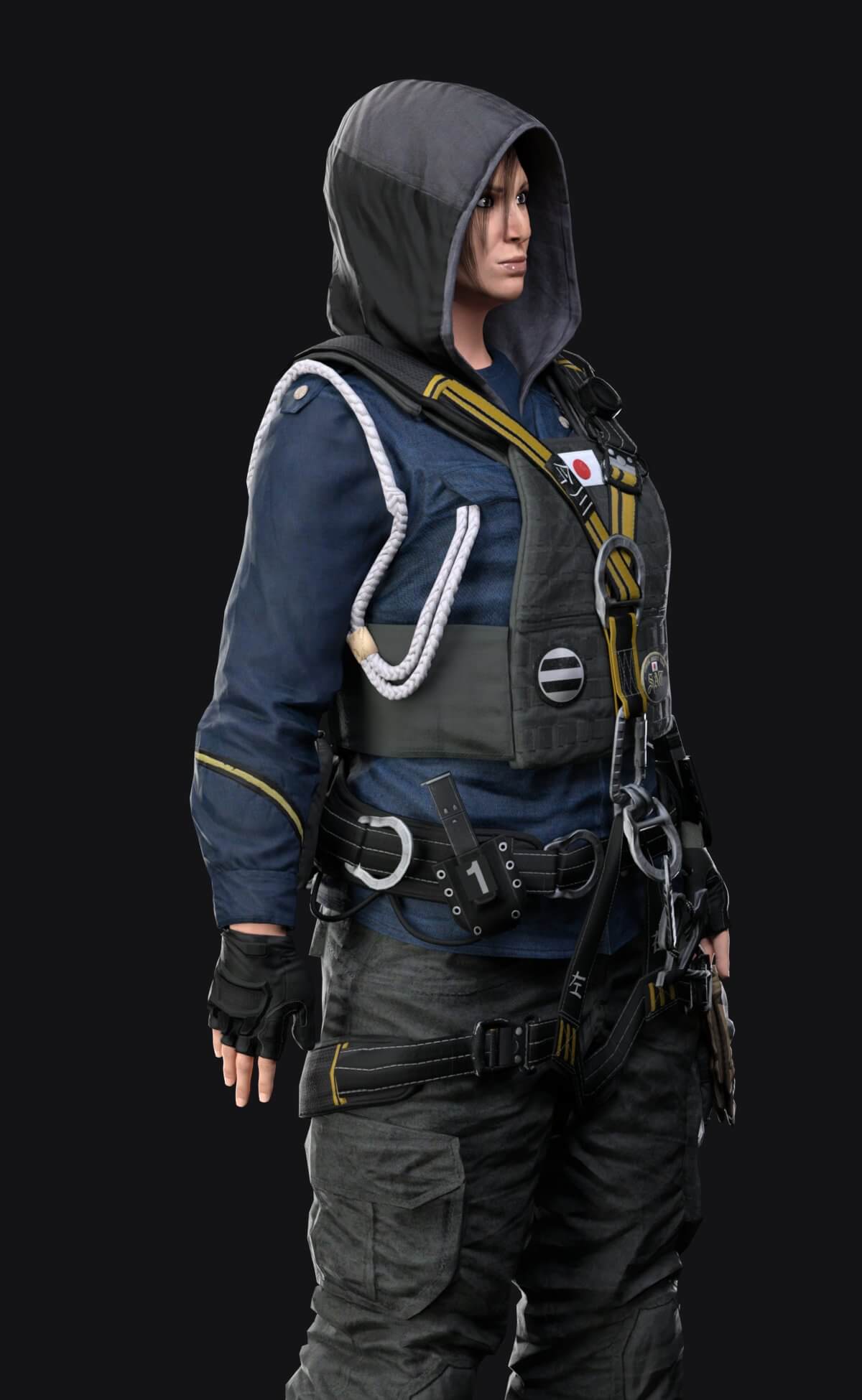 R6S Hibana For Genesis 8 and 8.1 Female - Daz Content by merade