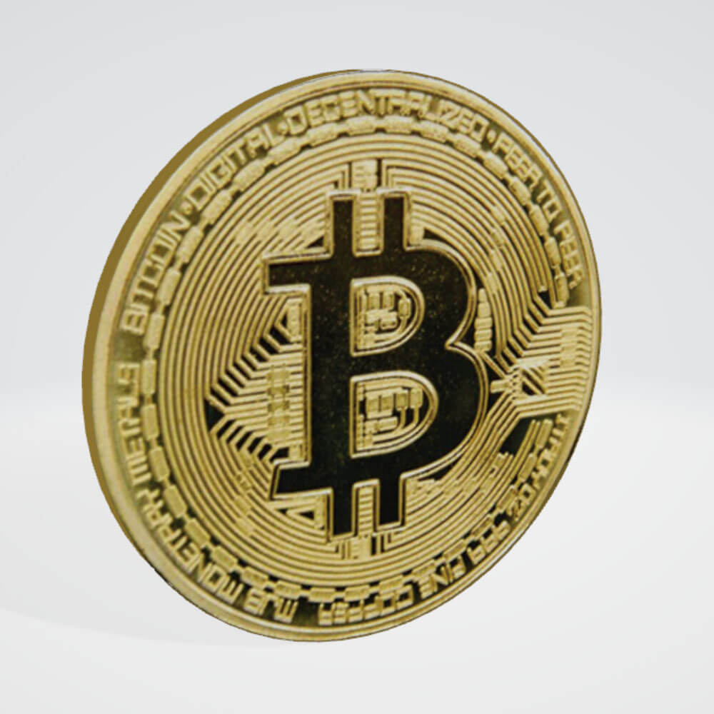 Bitcoin 3D Model by MerajFathi