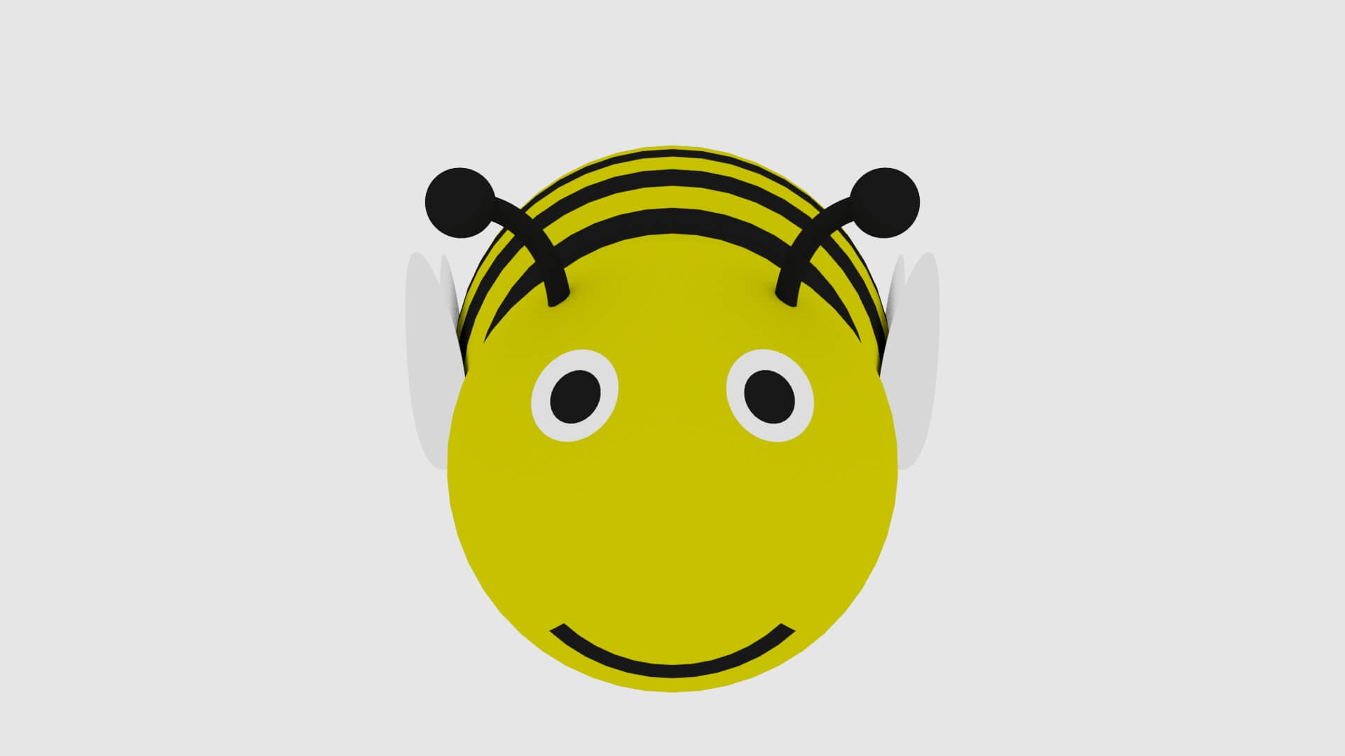 Cartoon Bee 3D Model by MerajFathi