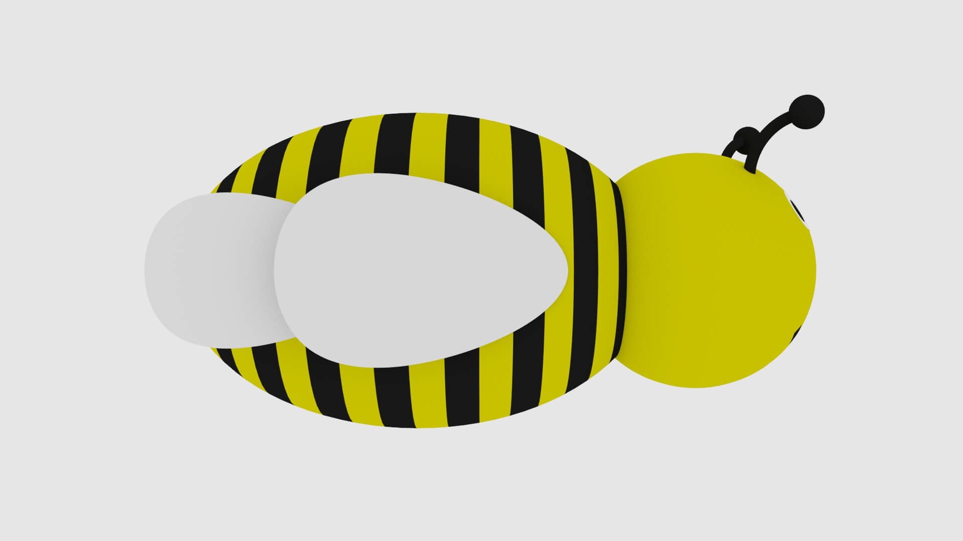 Cartoon Bee 3D Model by MerajFathi