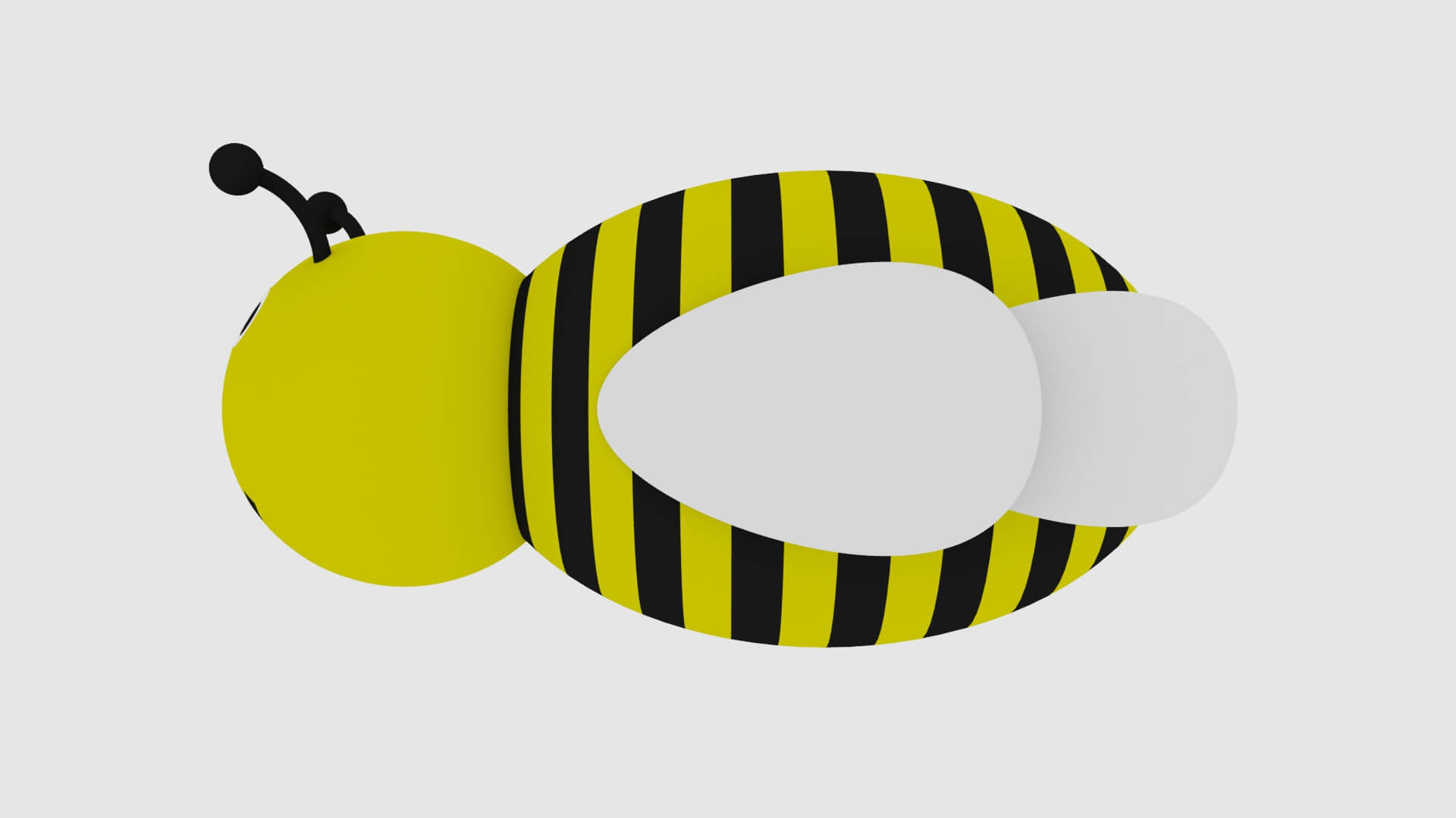 Cartoon Bee 3D Model by MerajFathi