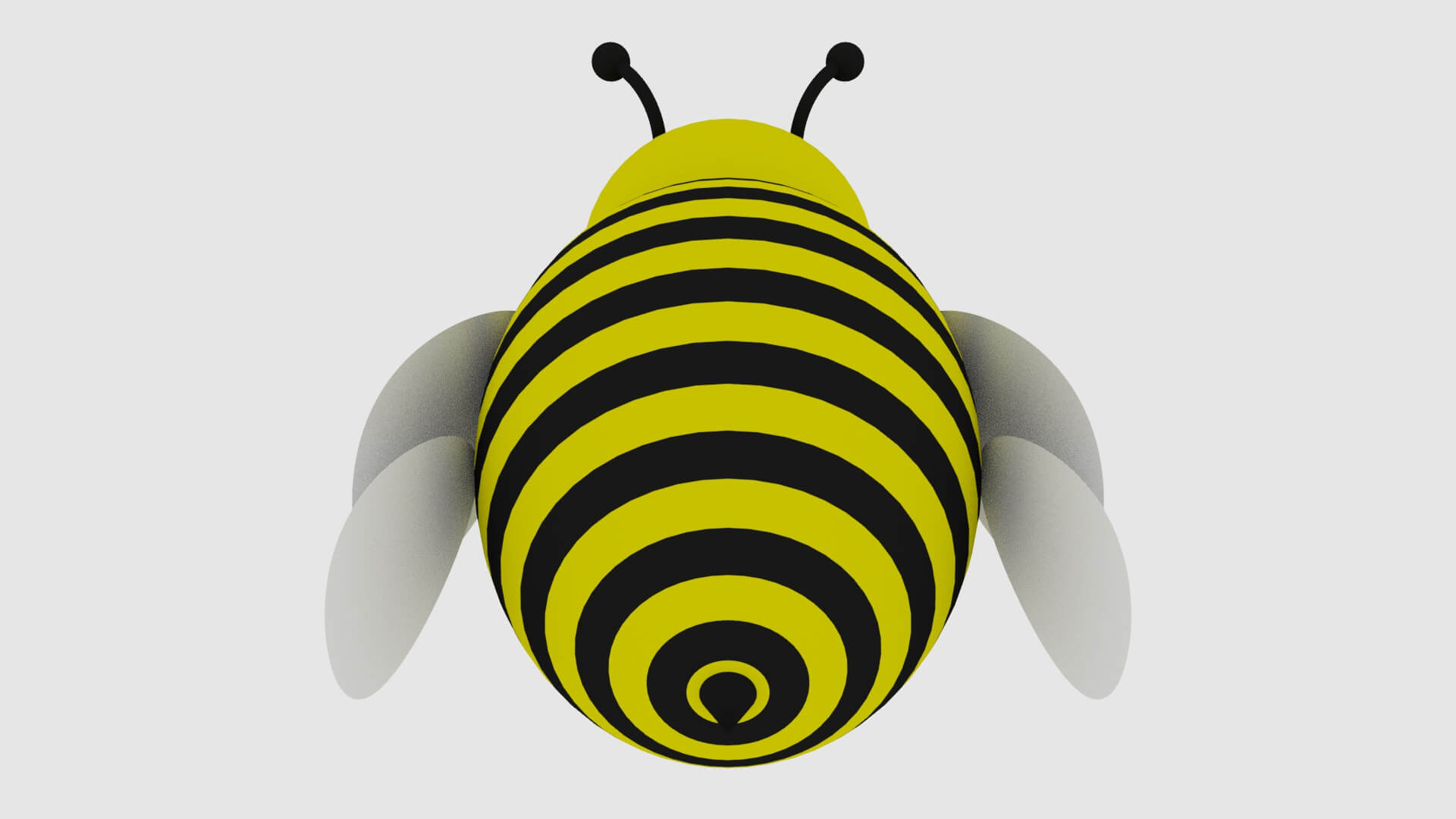 Cartoon Bee 3D Model by MerajFathi