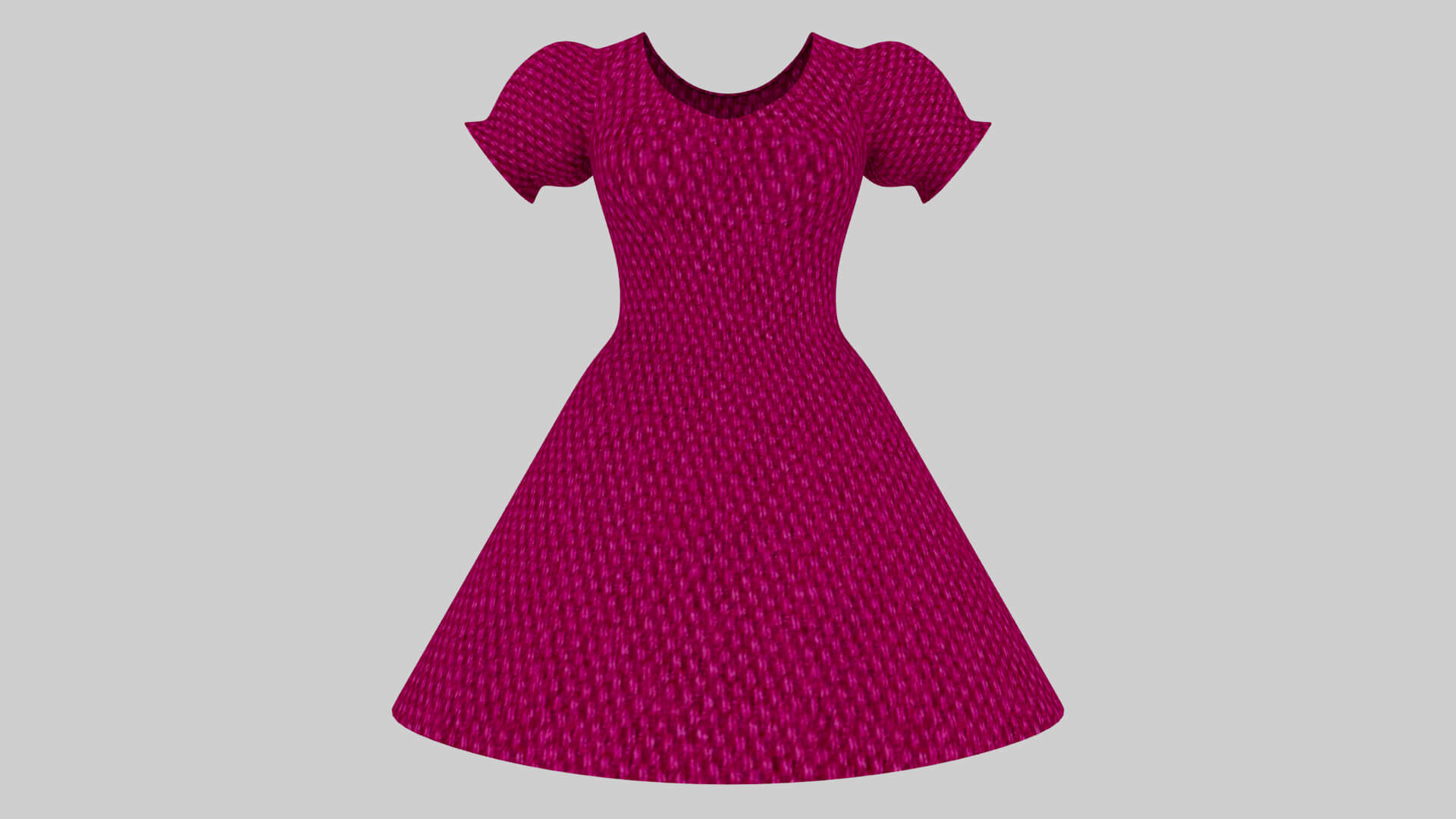 Cinderella Dress 3D Model Asset by MerajFathi