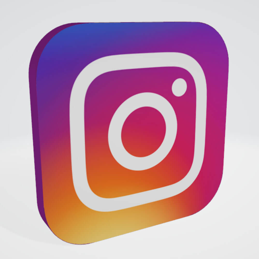 Instagram 3D Logo by MerajFathi