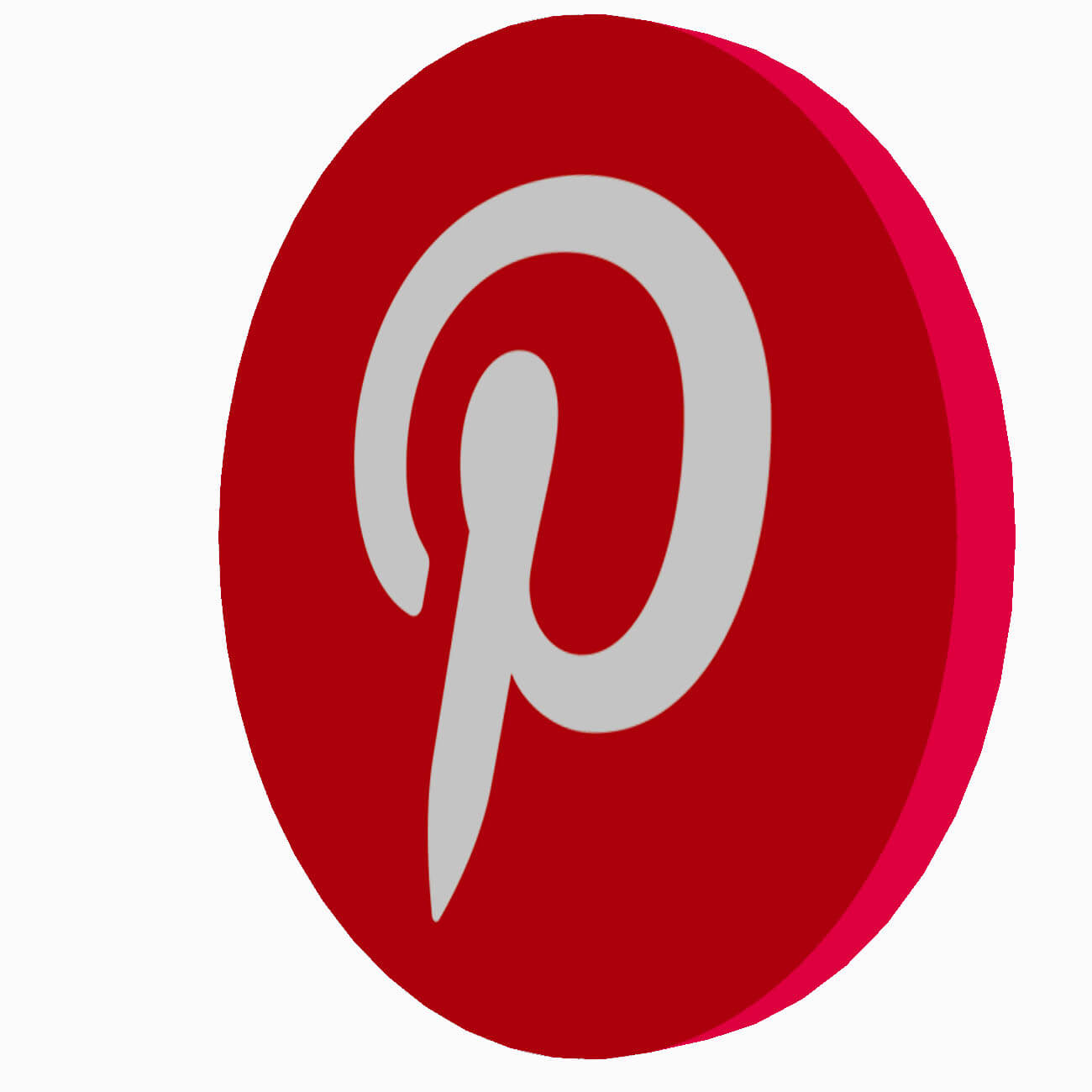 Pinterest 3D Logo by MerajFathi