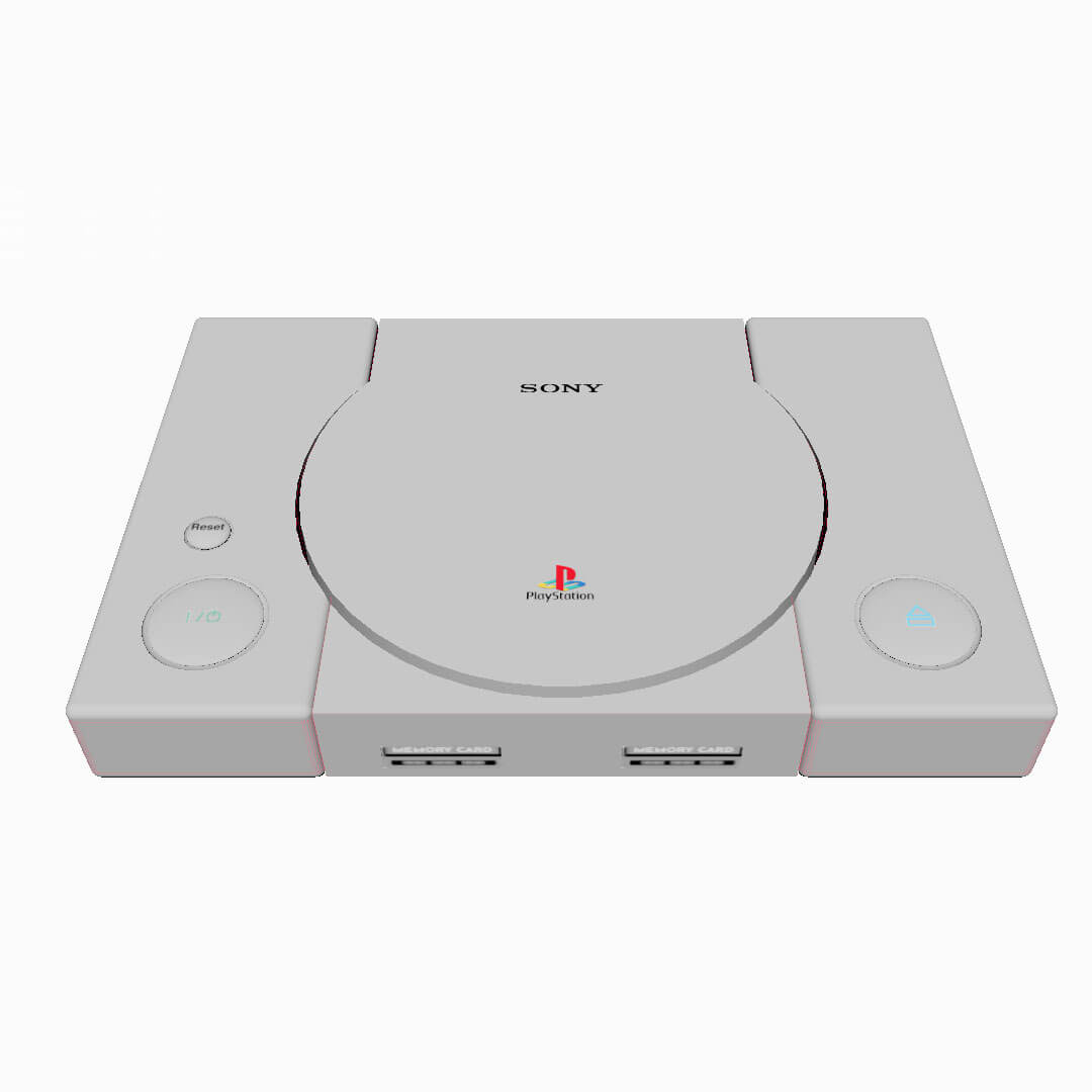 Playstation 1 Console 3D Model by MerajFathi