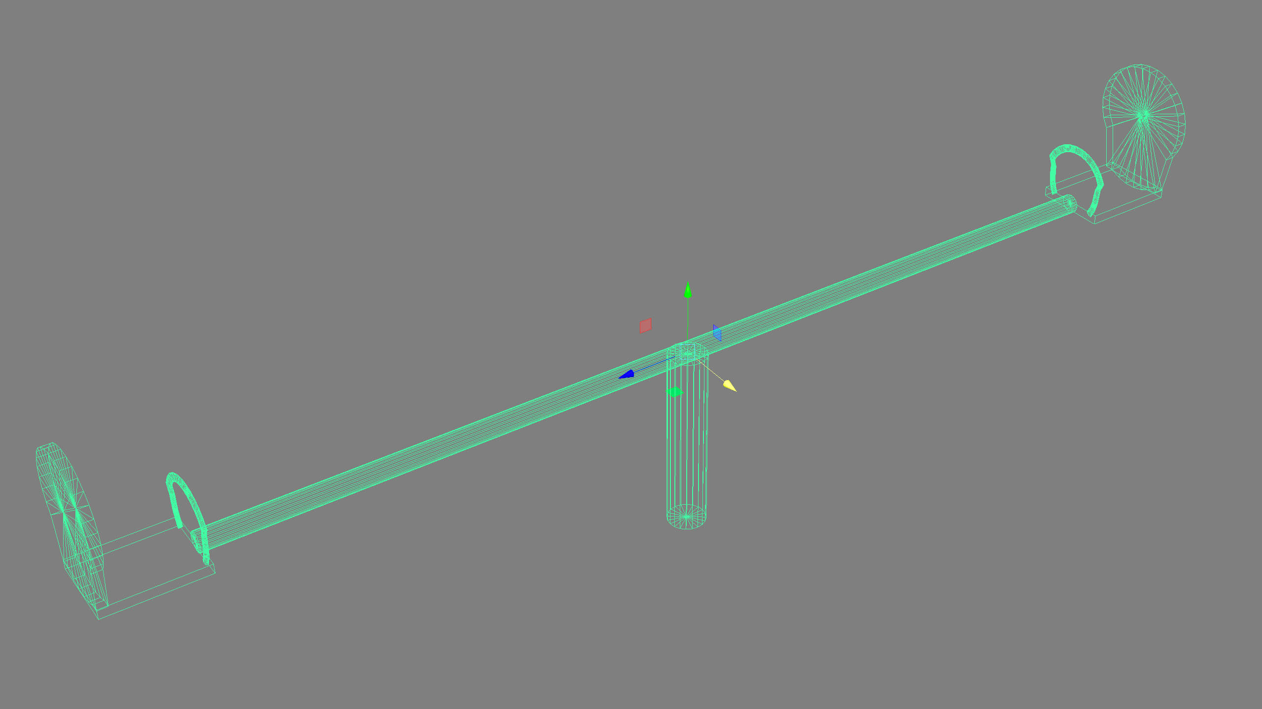 Seesaw 3D Model by MerajFathi