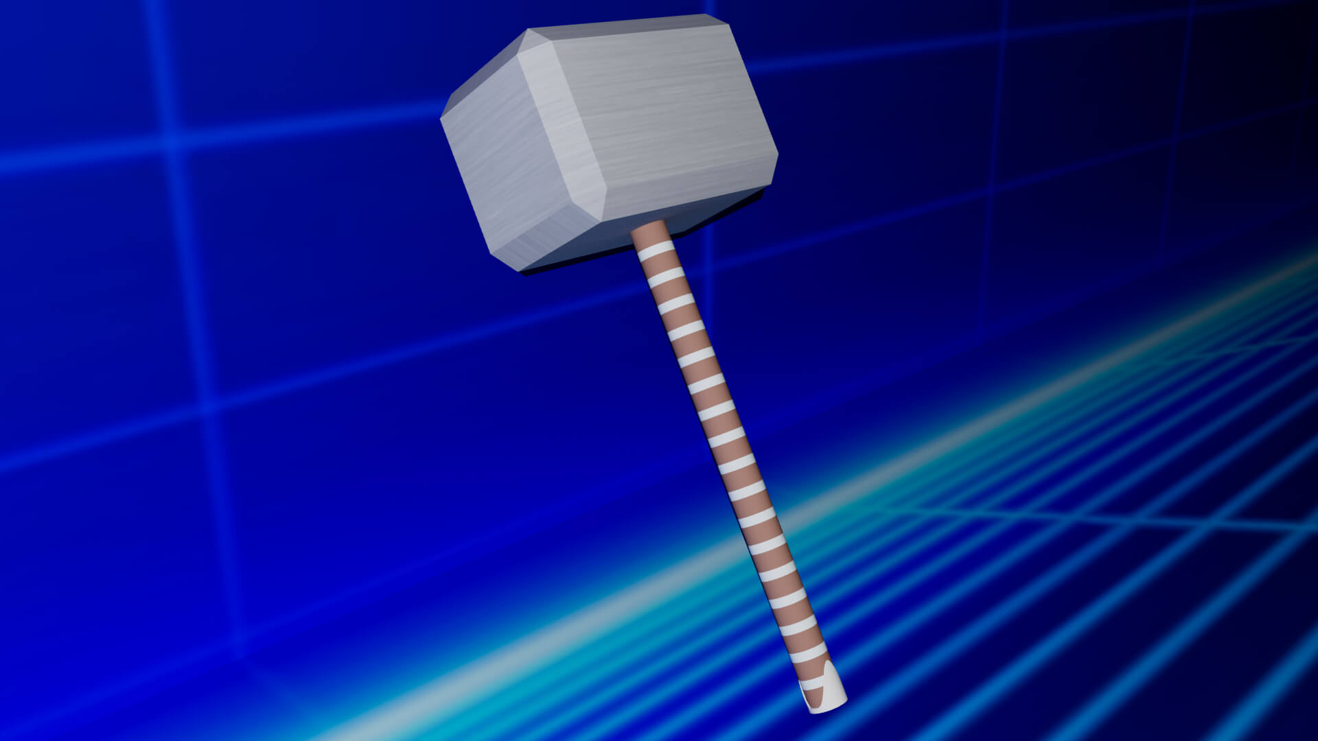 Thor Hammer 3D Model by MerajFathi