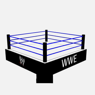 WWE Ring of Wrestling 3D Model by MerajFathi