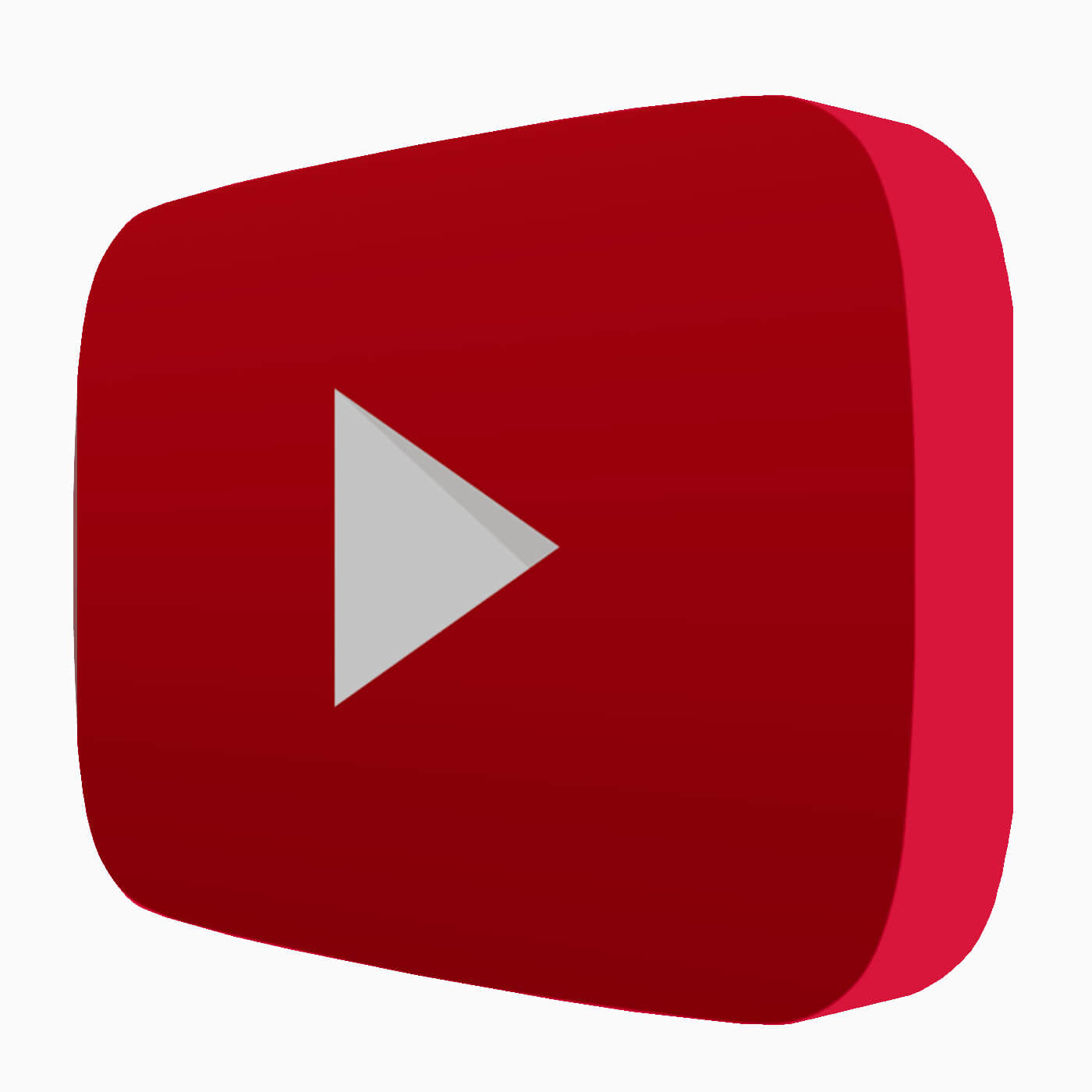 YouTube 3D Logo by MerajFathi