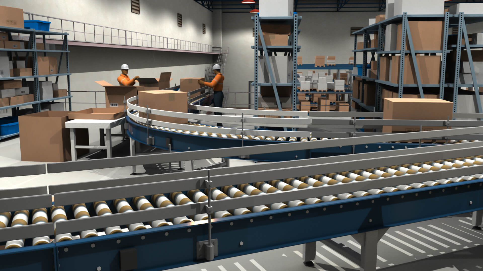 Warehouse Industrial Factory - 3D Model by Meraz99
