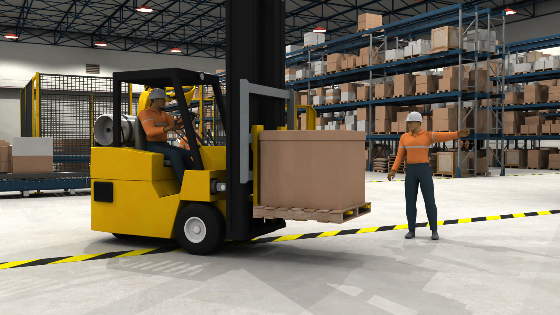 Warehouse Industrial Factory - 3D Model by Meraz99