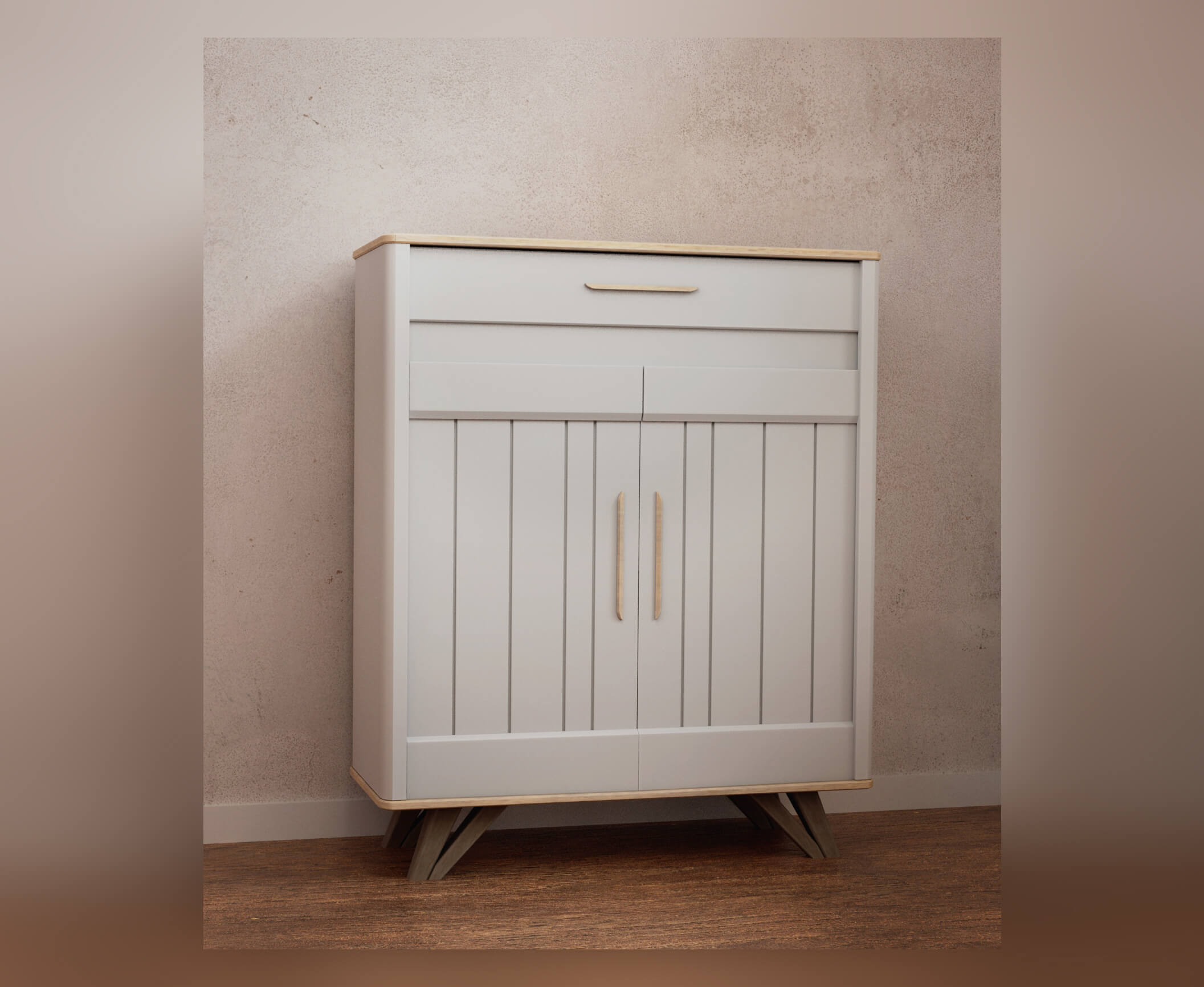 Furniture Wooden Design With 4K Textures PBR - 3D Model by ...