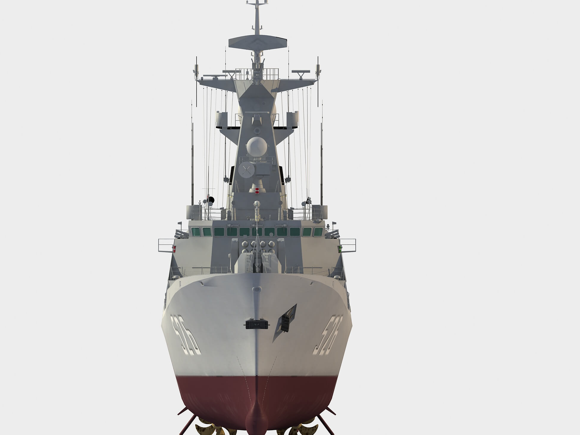 526 Wenzhou Type 054 Class Frigate - 3D Model by Mermodels