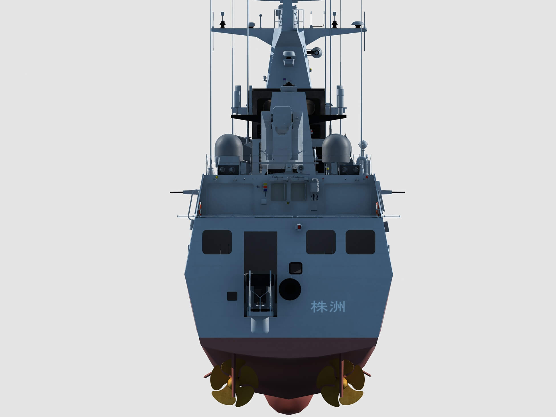 594 Zhuzhou Type 056A Jiangdao Class Corvette - 3D Model by Mermodels
