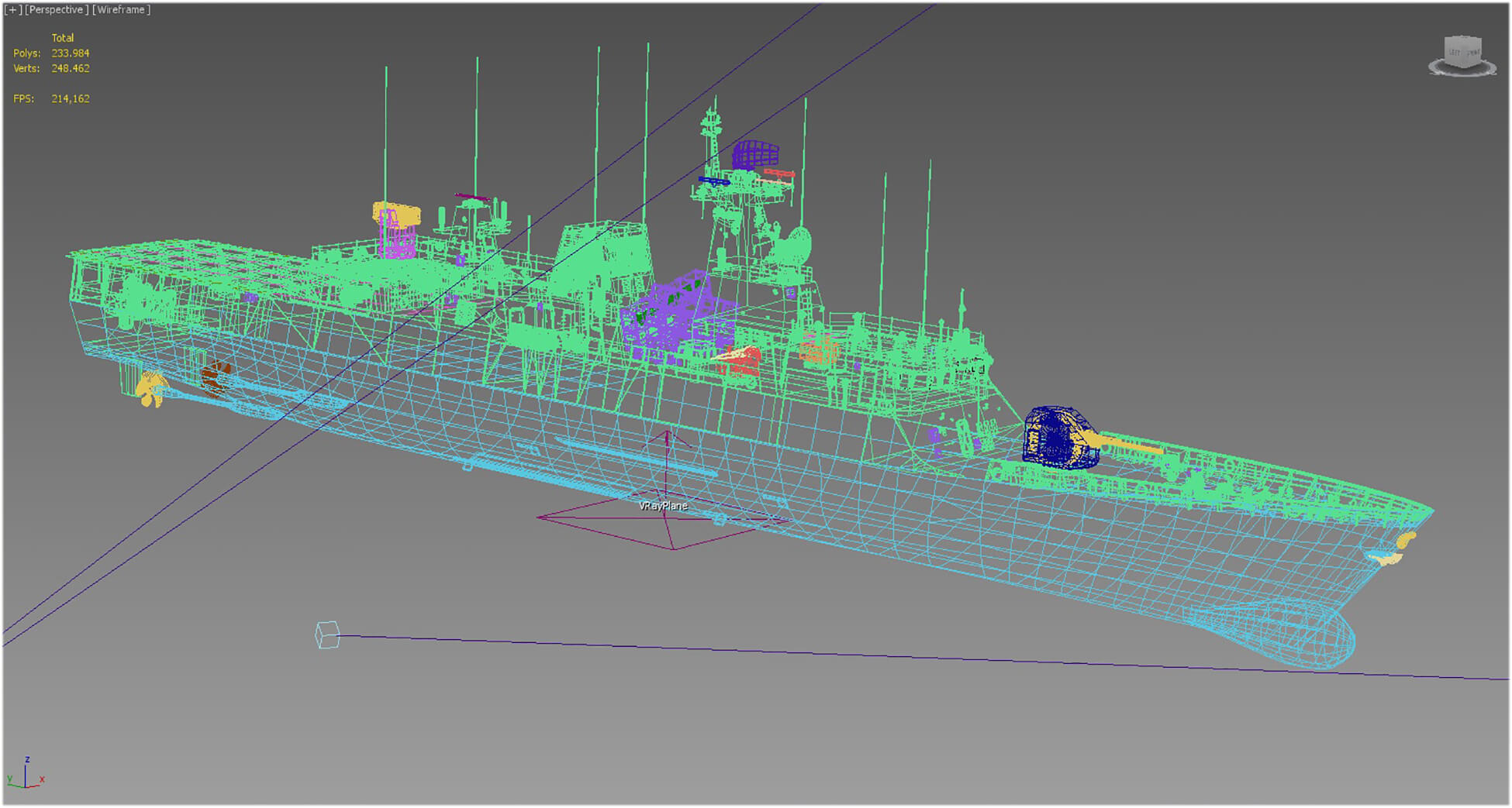594 Zhuzhou Type 056A Jiangdao Class Corvette - 3D Model by Mermodels