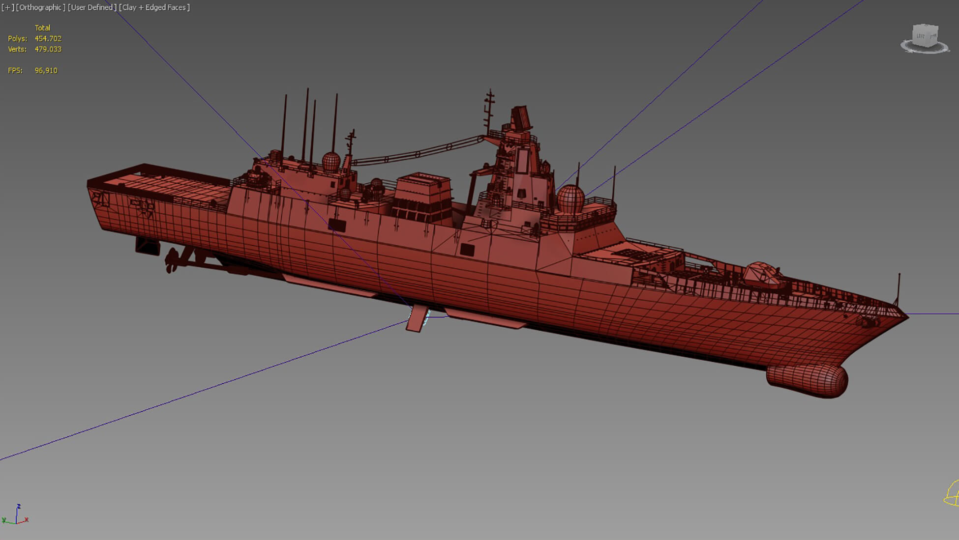 Admiral Gorshkov Class Frigate - 3D Model by Mermodels