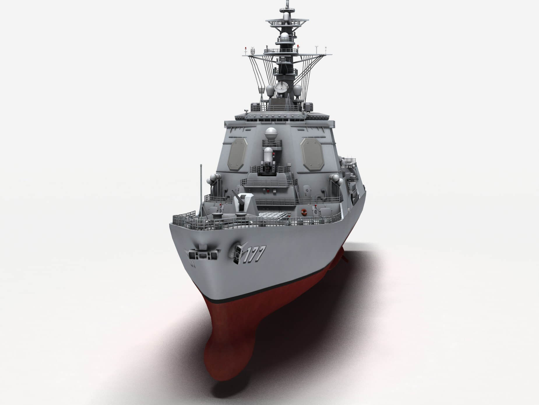Atago Class Destroyer - 3D Model by Mermodels