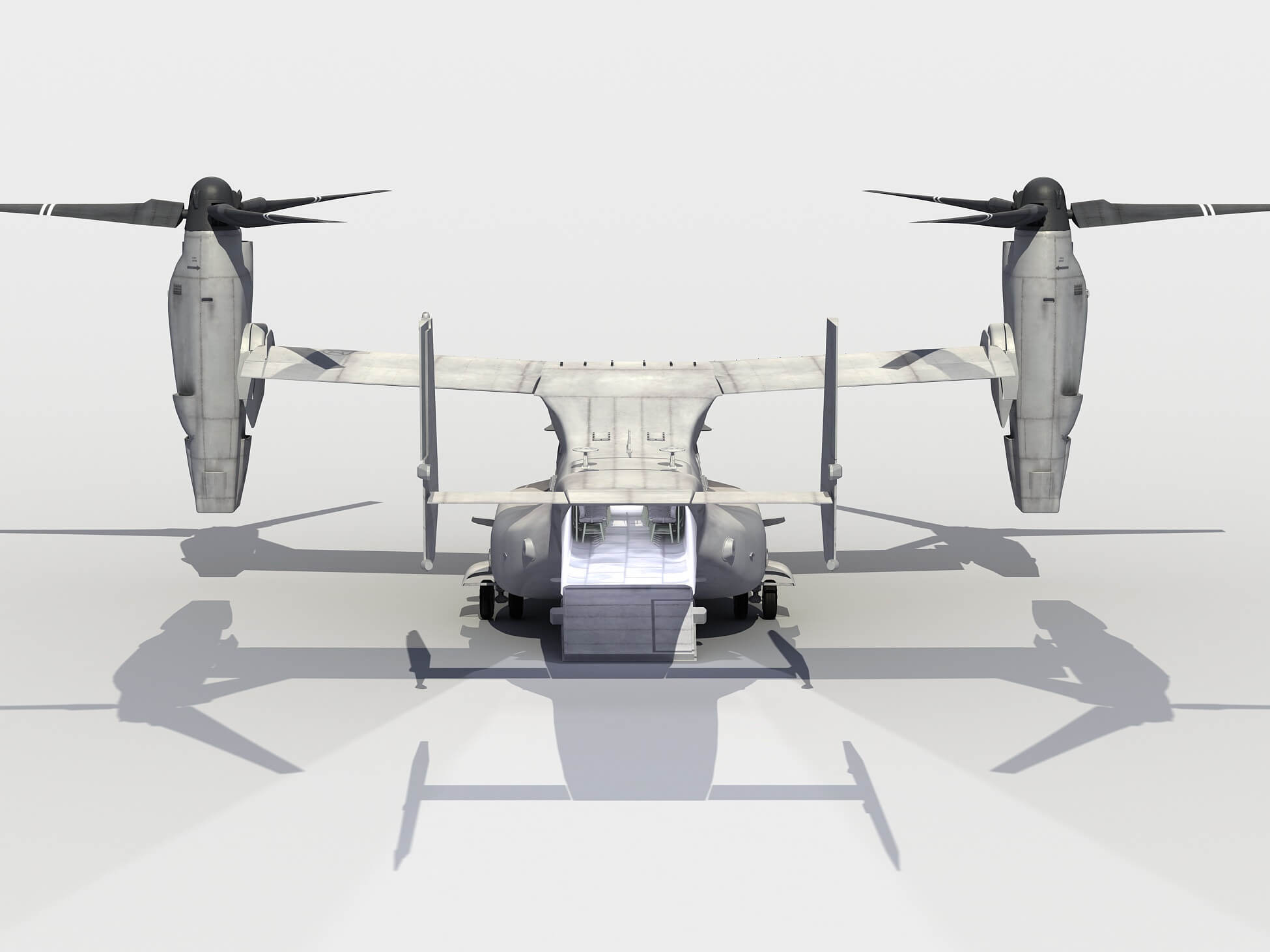 Bell Boeing V-22 Osprey 3D Model by Mermodels