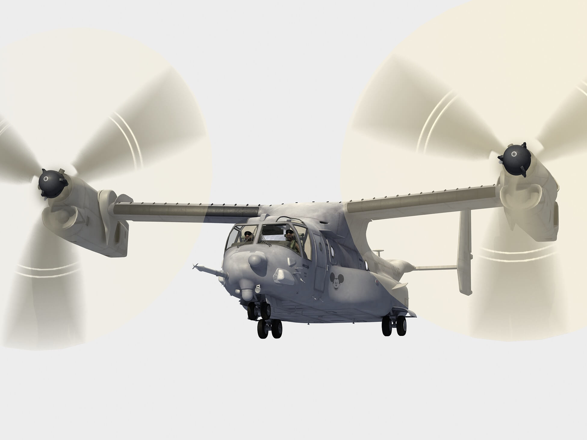 Bell Boeing V-22 Osprey 3D Model by Mermodels