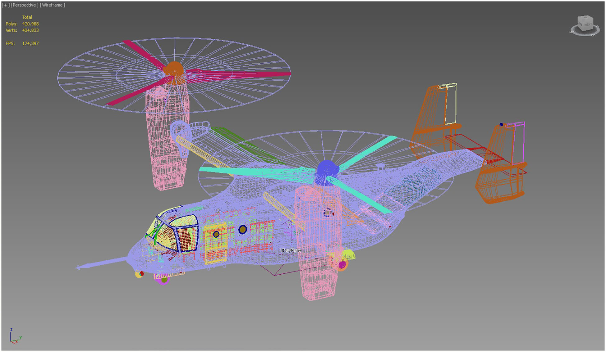 Bell Boeing V-22 Osprey 3D Model by Mermodels