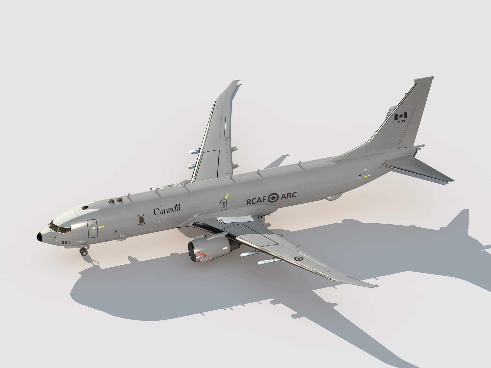 Boeing P-8 Poseidon 3D Model by Mermodels