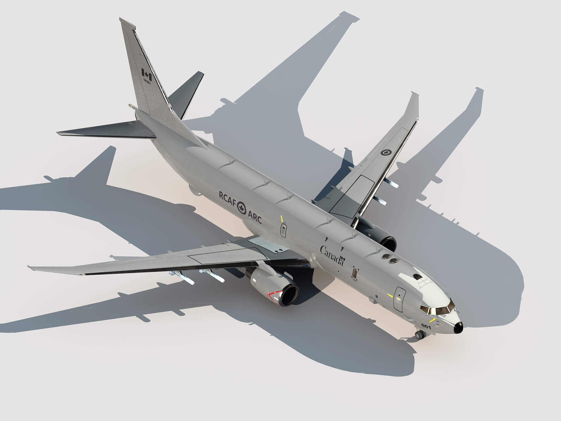 Boeing P-8 Poseidon 3D Model by Mermodels