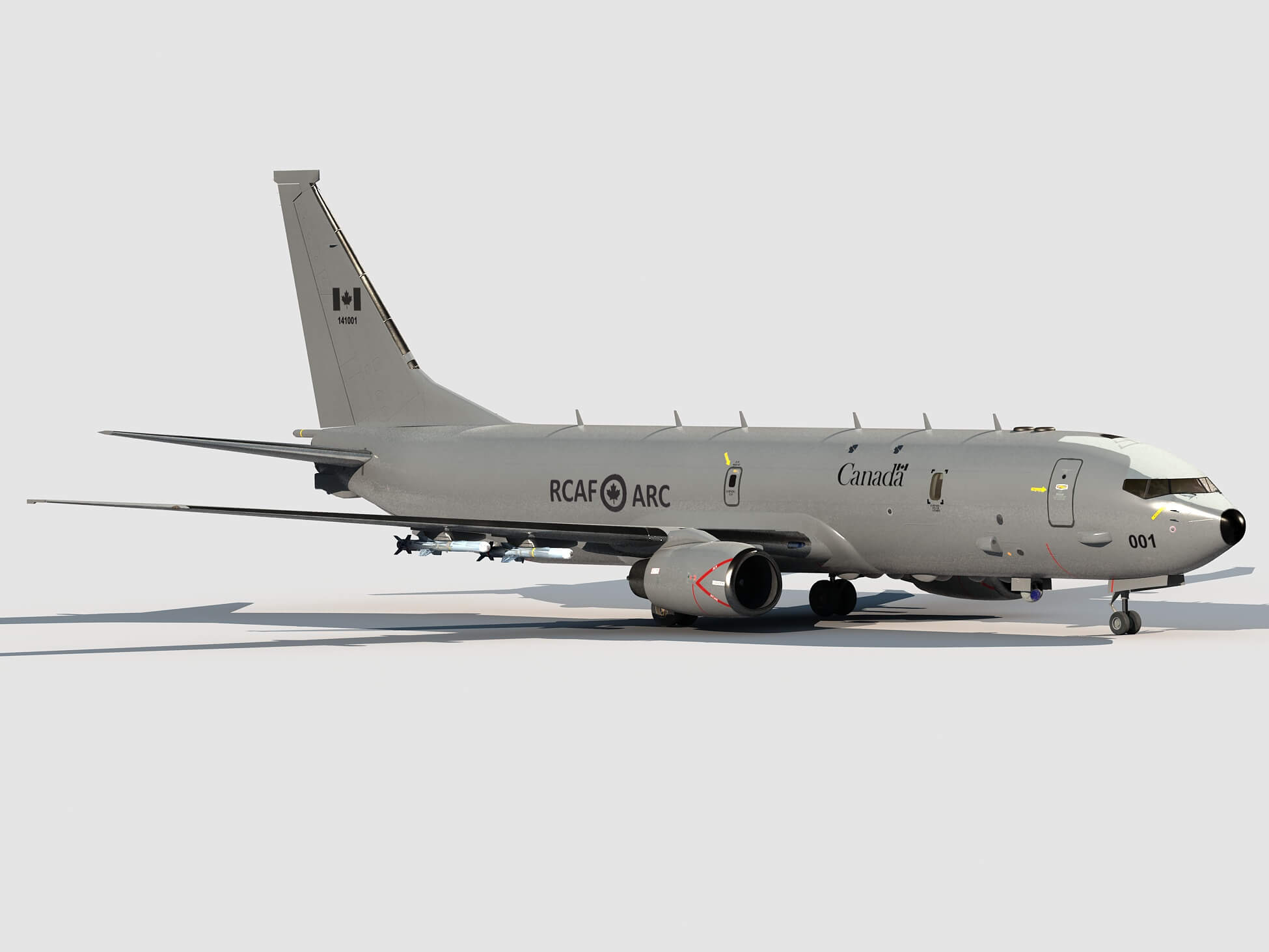 Boeing P-8 Poseidon 3D Model by Mermodels