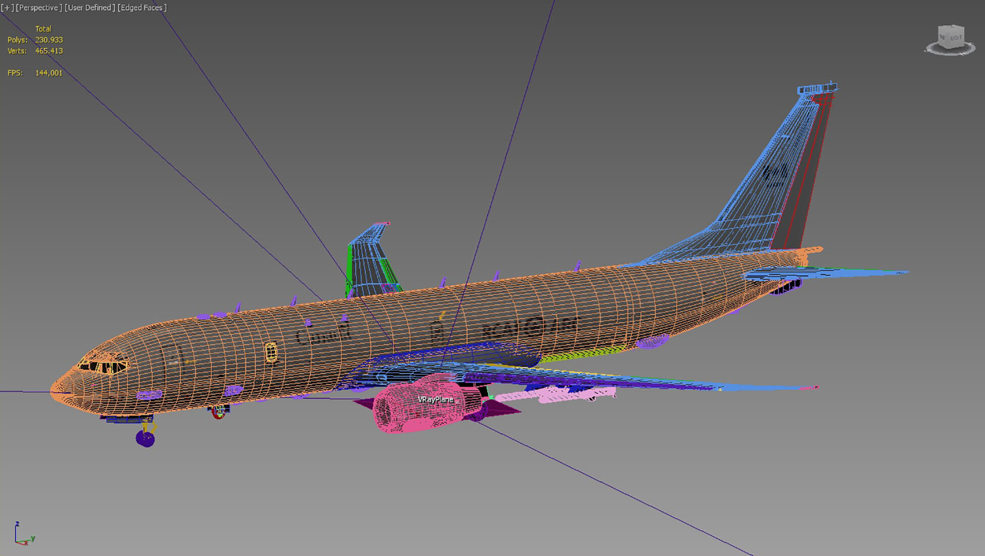 Boeing P-8 Poseidon 3D Model by Mermodels