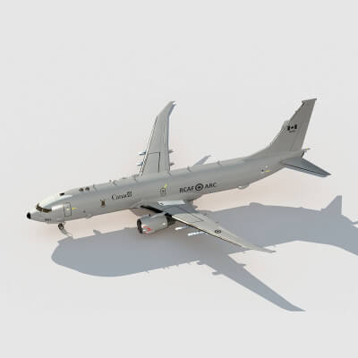 Boeing P-8 Poseidon 3D Model by Mermodels