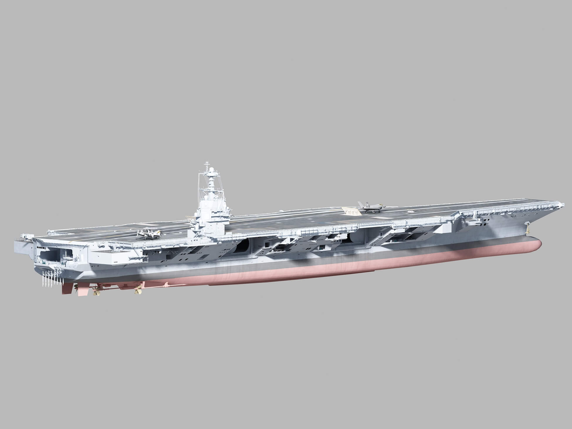 CVN-78 Uss Gerald R Ford 3D Model by Mermodels