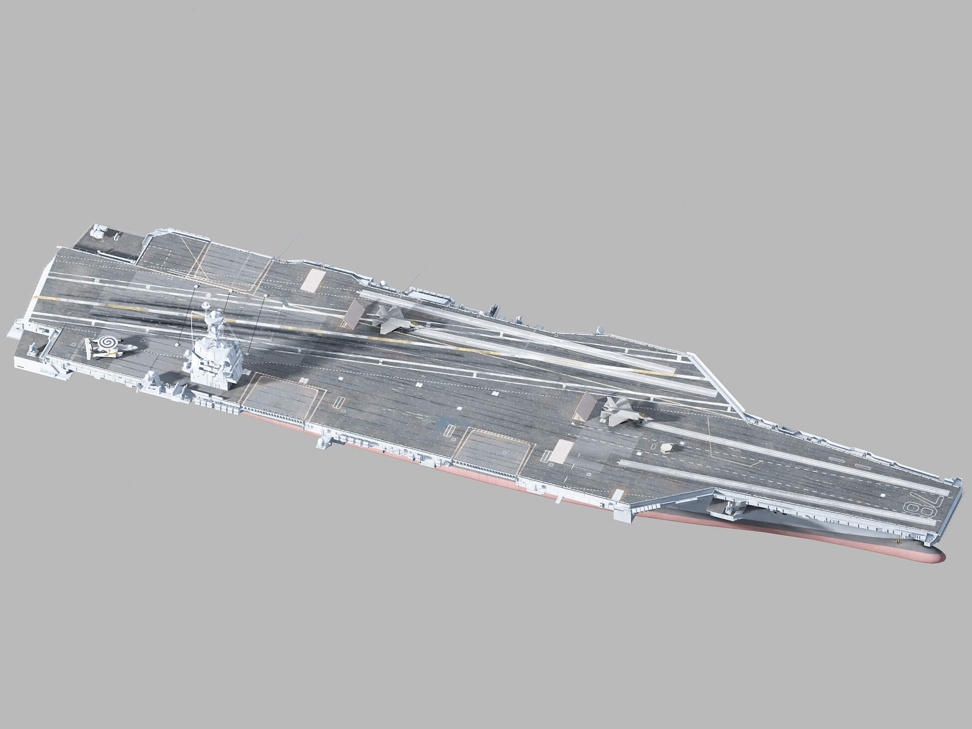 CVN-78 Uss Gerald R Ford 3D Model by Mermodels