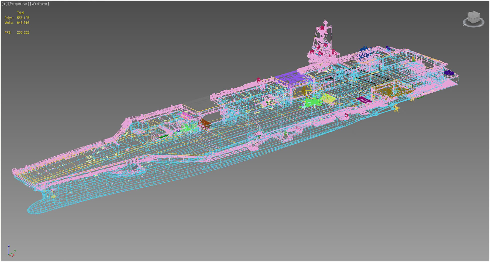CVN-78 Uss Gerald R Ford 3D Model by Mermodels