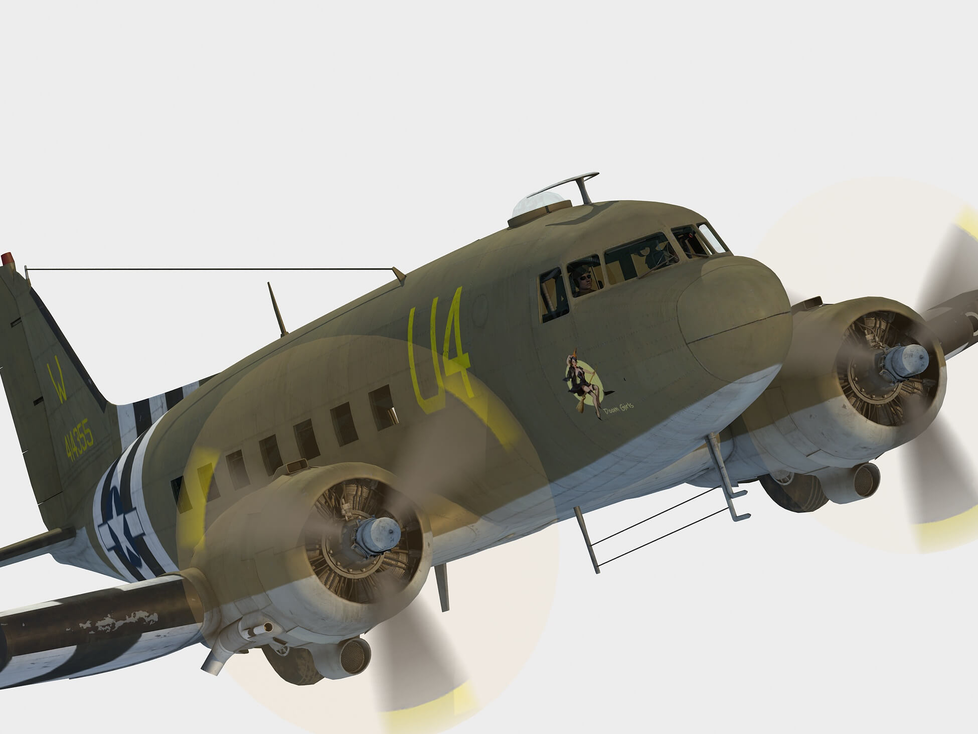 Douglas C-47 Skytrain/Dakota 3D Model by Mermodels
